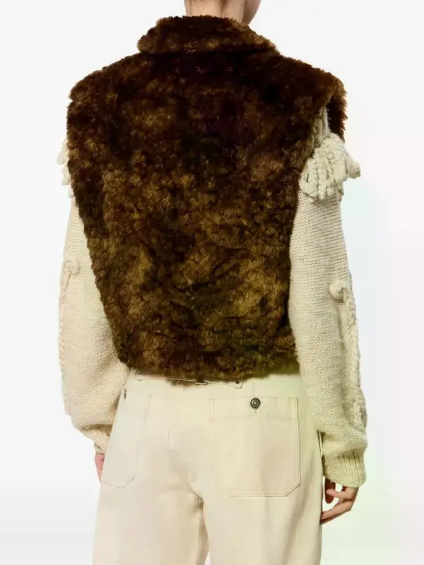 MARANT ETOILE Faux-fur Duffle Vest