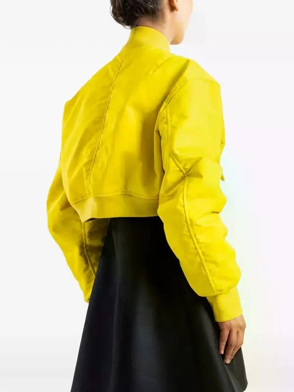 Balenciaga Cropped Bomber Jacket