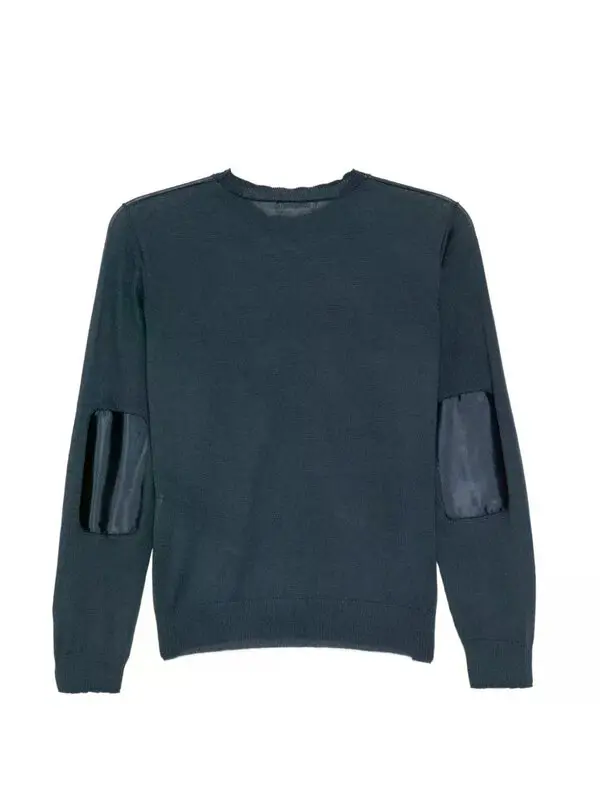 Undercover Ruffled Trim Crew Neck Sweater