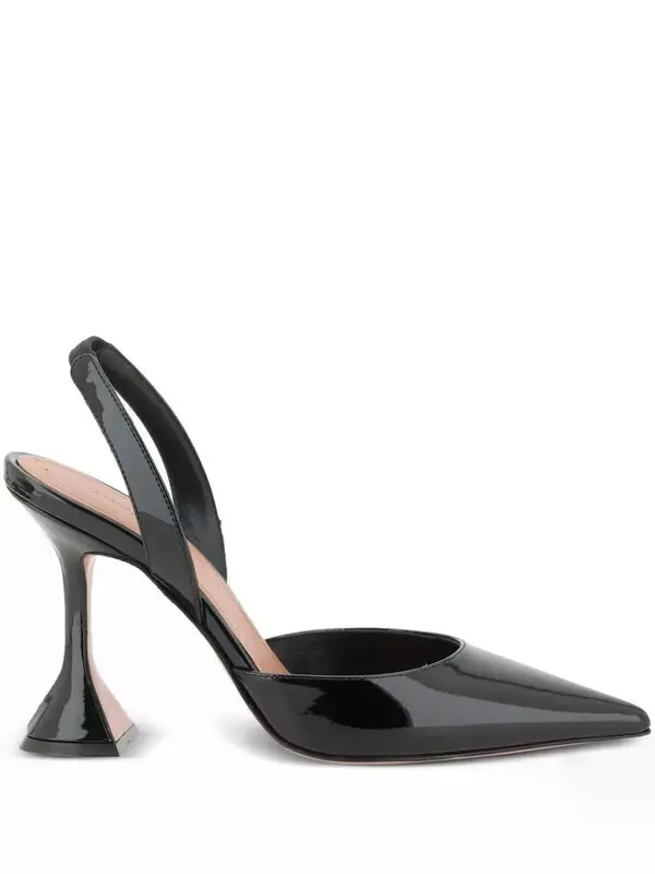 Amina Muaddi 95mm Holli Pumps