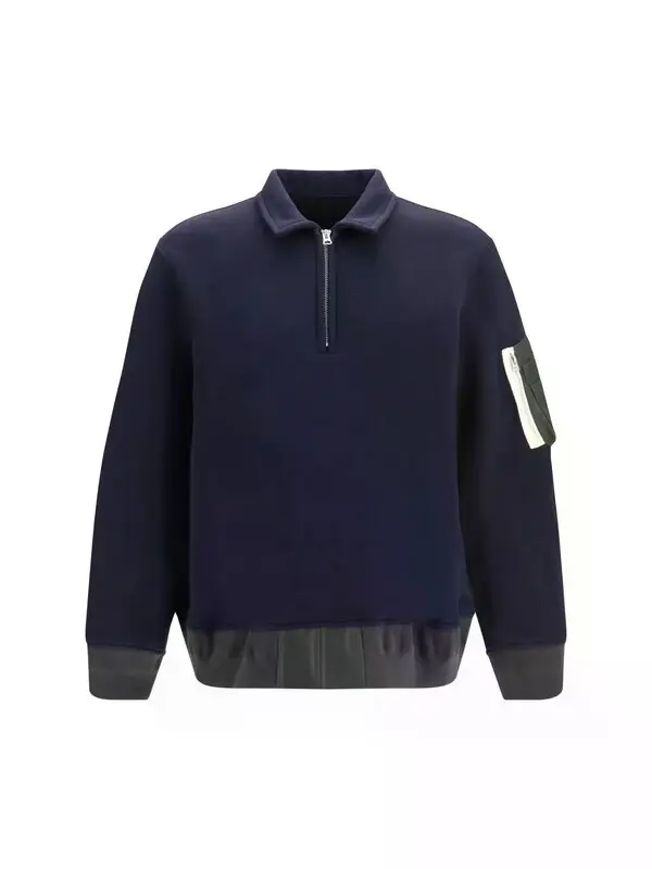 Sacai Half-zip Polo Shirt