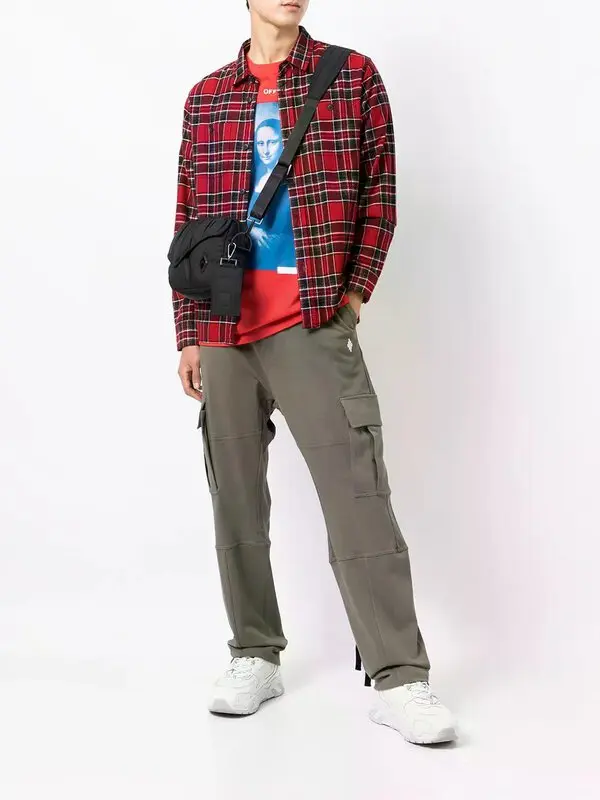 COUNTY OF MILAN Strap Detail Cargo Pants