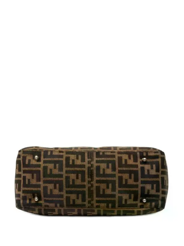 Fendi Zucca Canvas Twins Tote Bag