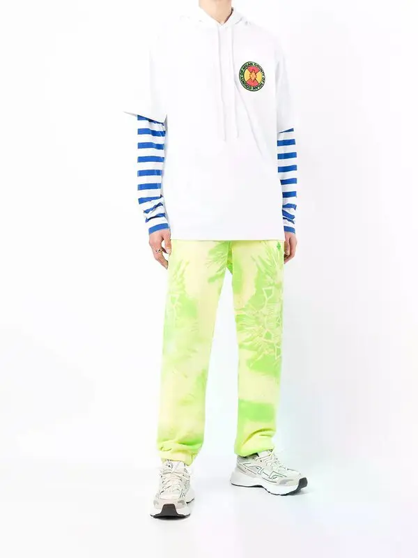 COUNTY OF MILAN Layered Logo-print Hoodie