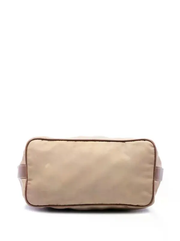 Prada 2013-2026 Saffiano Trimmed Tessuto Shoulder Bag