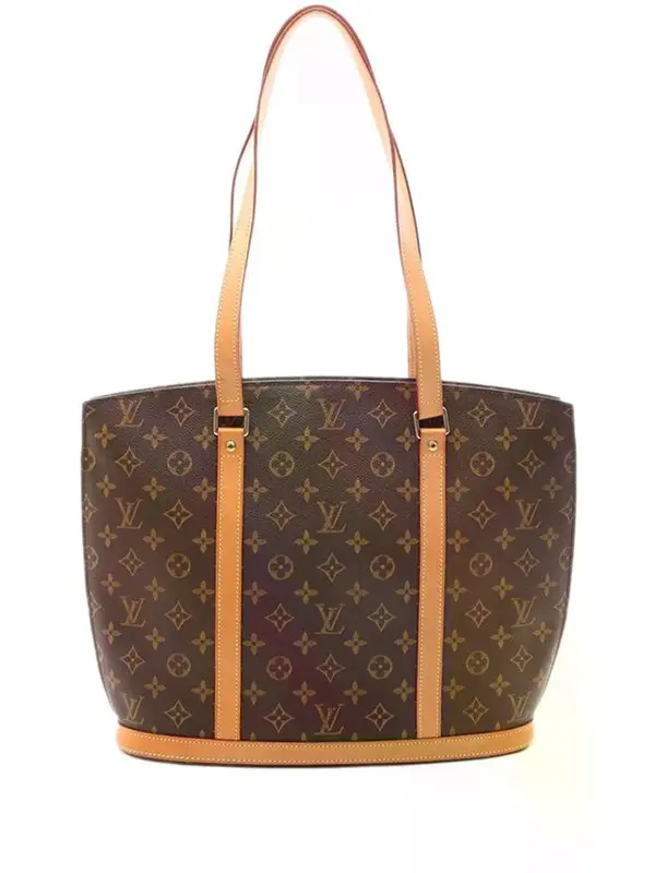LOUIS VUITTON 2002 Monogram Babylone Tote Bag - Brown