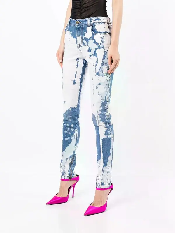 TOM FORD Tie Dye-print Skinny-cut Jeans