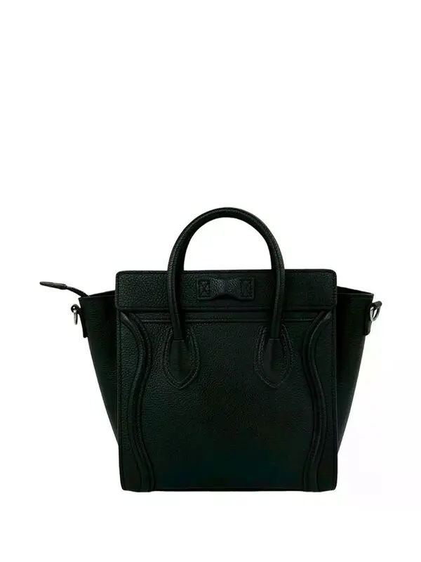 Celine 2015 Nano Leather Luggage Tote Satchel