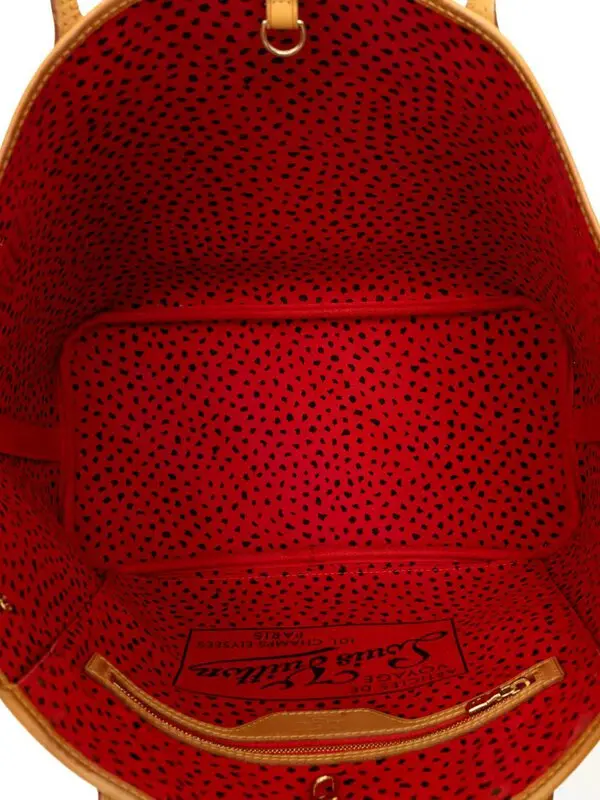 LOUIS VUITTON 2012 Yayoi Kusama Monogram Neverfull Mm Tote Bag