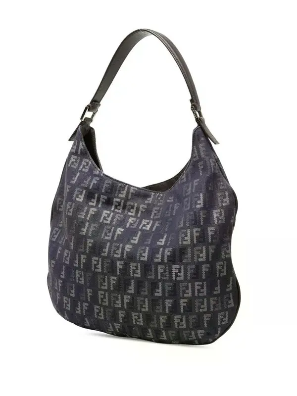 Fendi Zucchino Denim Hobo Bag