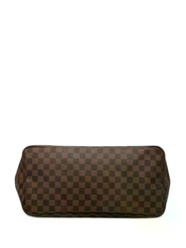 LOUIS VUITTON Damier Ebene Neverfull Gm Tote Bag - Brown