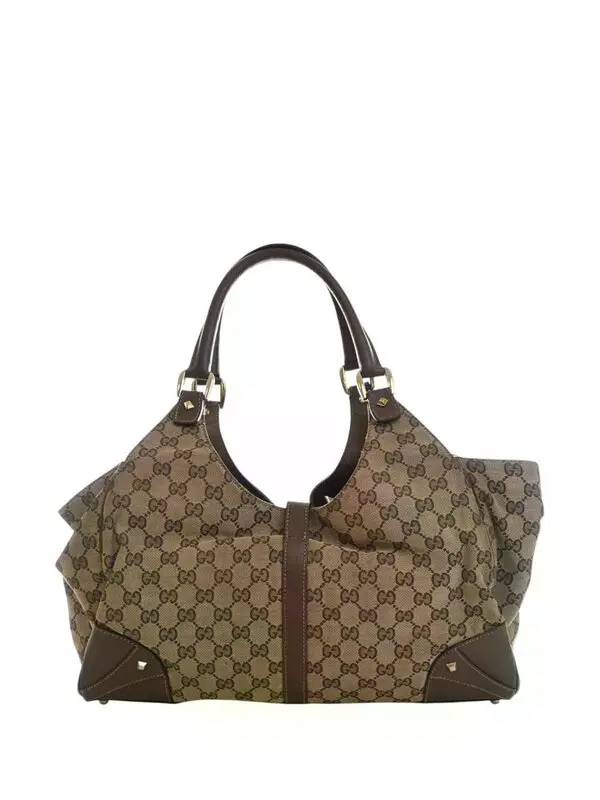 Gucci Gg Canvas Jackie Bardot Shoulder Bag