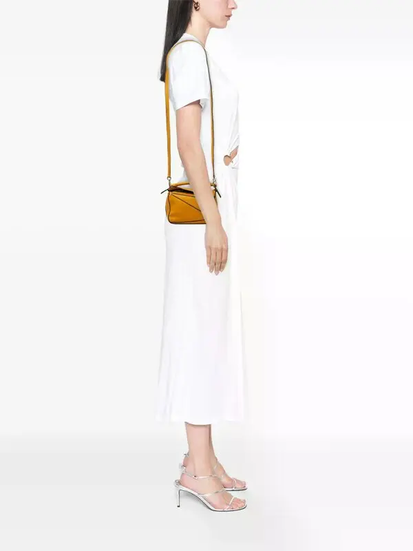 Loewe 2020 Mini Calfskin Puzzle Satchel - Yellow