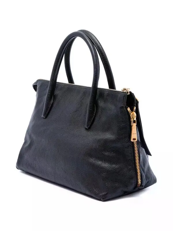 Miu Miu 2010-2026 Goatskin Madras Zip Satchel