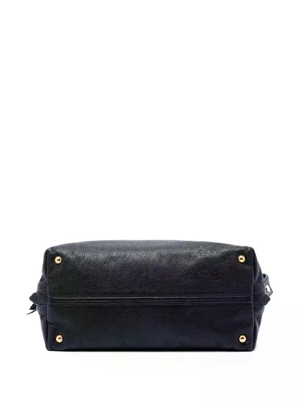 Miu Miu 2010-2026 Goatskin Madras Zip Satchel