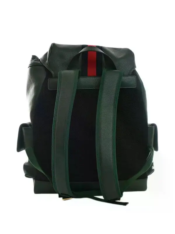 Gucci 2019-2020 Large Calfskin Web Ophidia Backpack