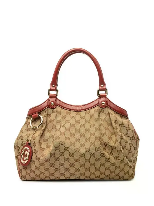 Gucci 2000-2015 Medium Gg Canvas Sukey Tote Bag - Neutrals