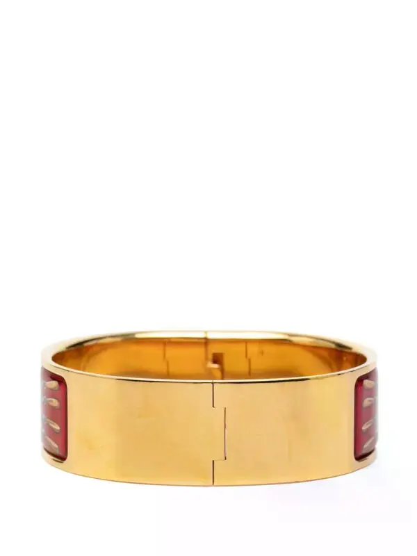 Hermès Wide Enamel Bracelet Gm