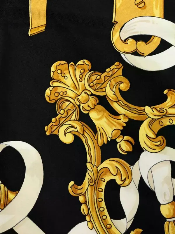 Hermès 1980-2010 Ferronnerie Silk Scarf 90 Scarves
