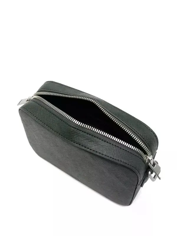 Sandro Small Zip-fastening Cross-hatch Messenger Bag