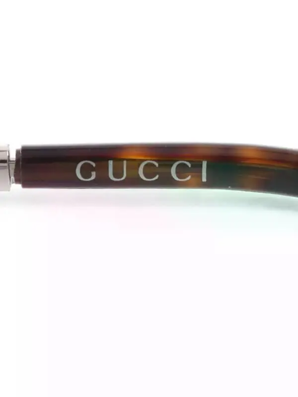 Gucci 2010s Interlocking G Butterfly Sunglasses