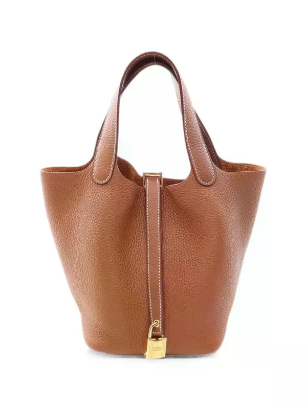 Hermès 2023 Pm Picotin Lock Bucket Bag - Brown
