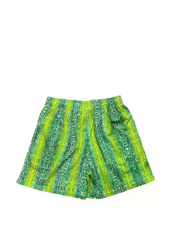 ERIC EMANUEL Snake-pattern Logo-print Shorts