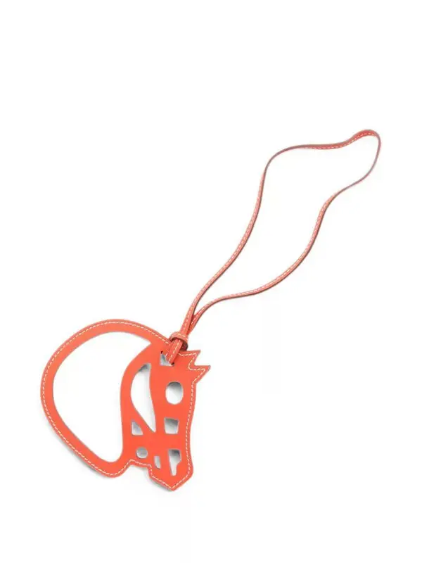Hermès 2010s Paddock Cheval Bag Charm - Orange