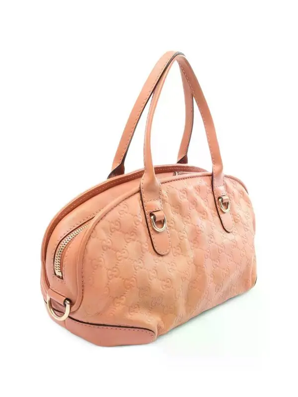 Gucci 2000s Heart Bit Guccissima Handbag - Neutrals