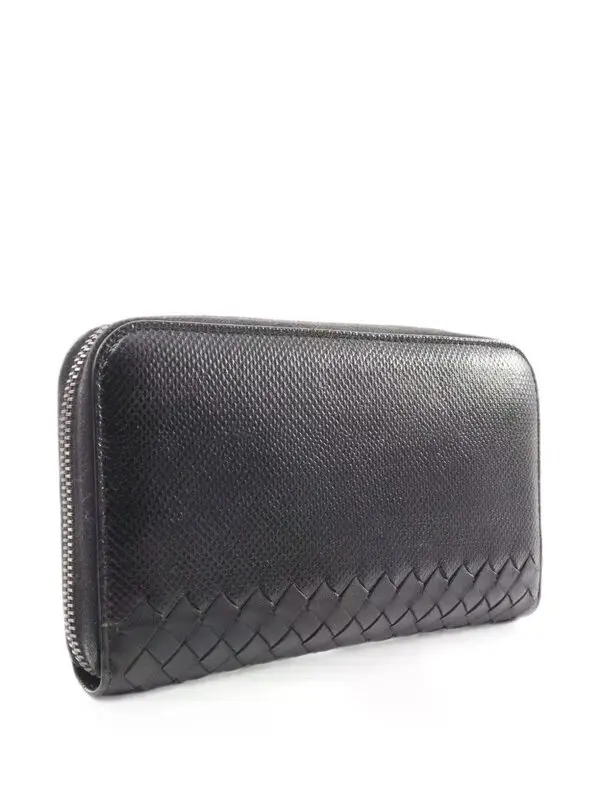 Bottega Veneta 2010s Intrecciato Karung Wallet