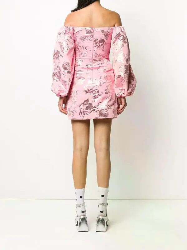 Stine Goya Off The Shoulder Mini Dress