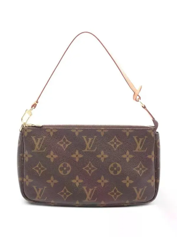 LOUIS VUITTON Pochette Accessoires Monogram Shoulder Bag - Brown