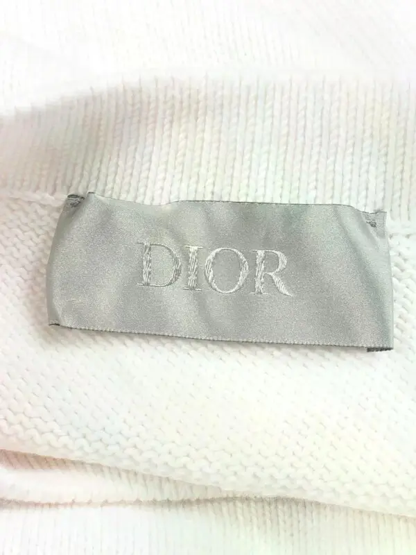 Dior Long-sleeve Sweater With Floral Detail