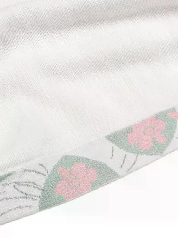 Dior Long-sleeve Sweater With Floral Detail