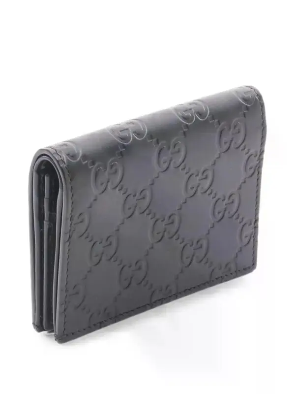 Gucci 2010s Guccissima Bow Bi-fold Wallet