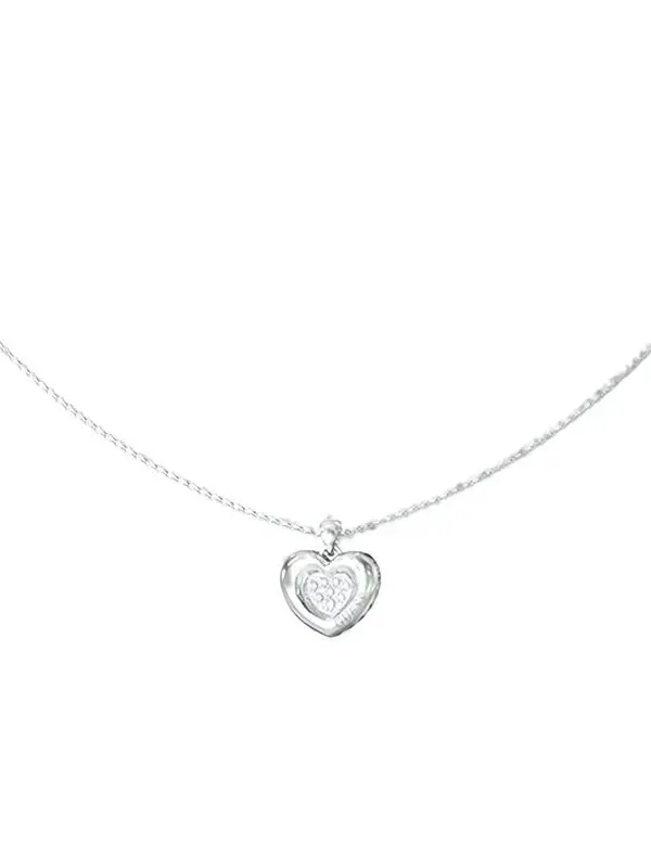Guess L.o.v.e. Necklace With Heart-shaped Charm