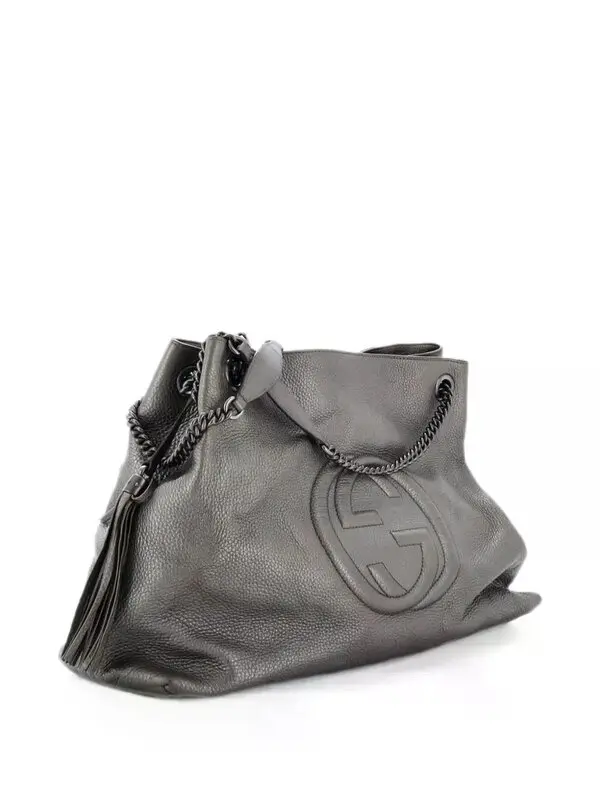 Gucci Soho Chain Strap Leather Large Shoulder Bag