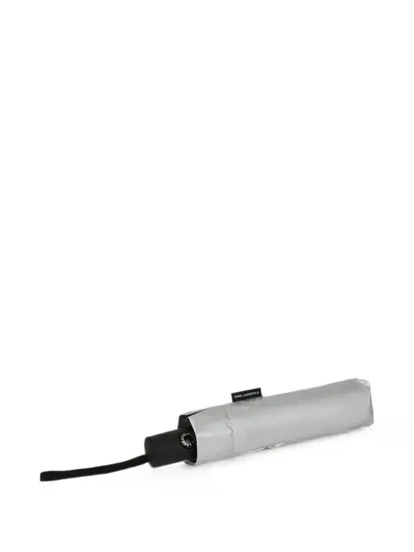 Karl Lagerfeld Ikon Karl Metallic Umbrella
