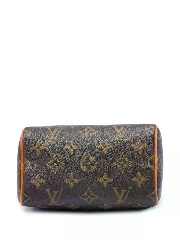 LOUIS VUITTON Monogram Nano Speedy Bandouliere Satchel