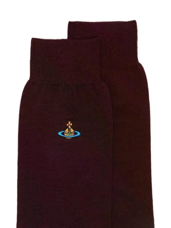 VIVIENNE WESTWOOD Orb-embroidered Socks