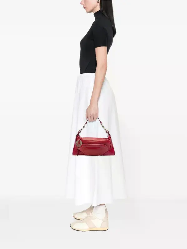 Fendi 2000-2010 Leather Chef Pocket Shoulder Bag