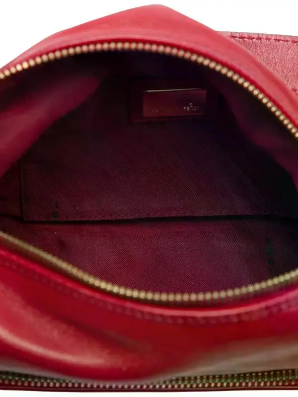 Fendi 2000-2010 Leather Chef Pocket Shoulder Bag