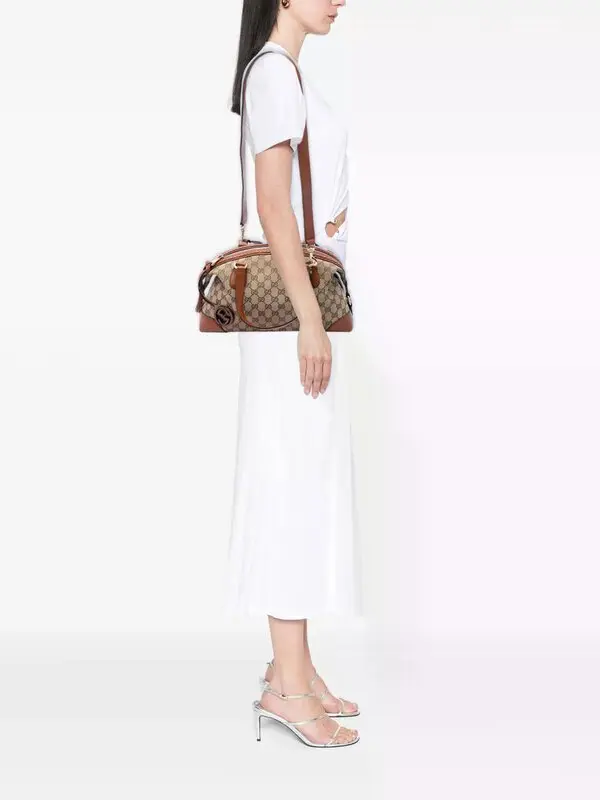Gucci Gg Canvas Brick Lane Satchel