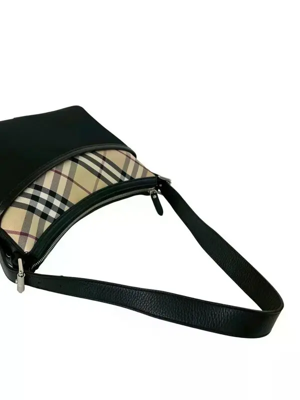 Burberry 2000-2017 Nova Check And Nylon Shoulder Bag