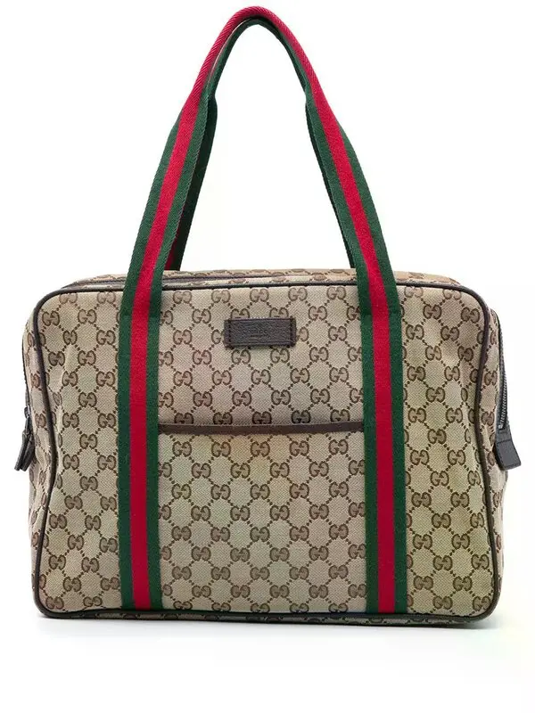Gucci 2016-2026 Gg Canvas Web Business Bag