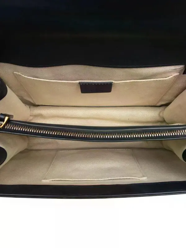 Gucci 2016-2026 Medium Leather Bamboo Dionysus Web Satchel
