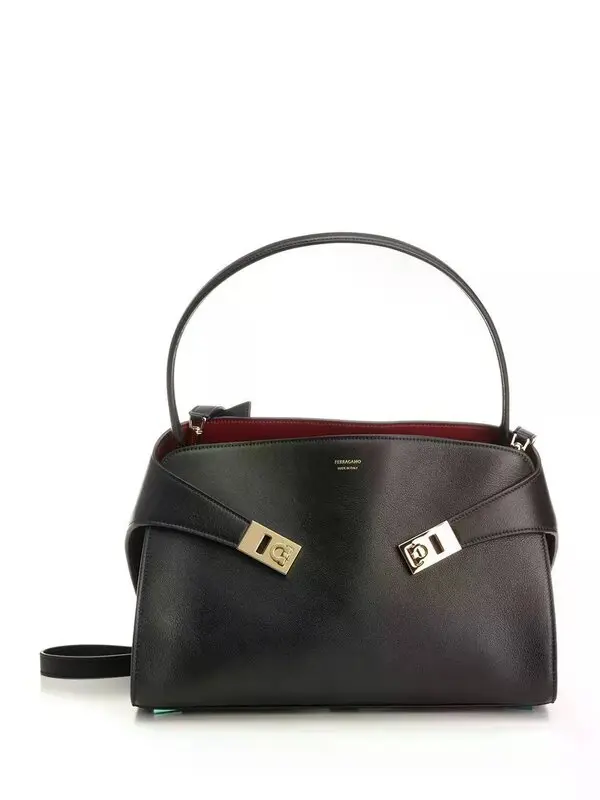 FERRAGAMO Hug Soft Bicolor Shoulder Bag M