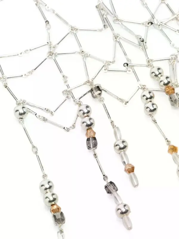 Rabanne Beaded Chain Cap