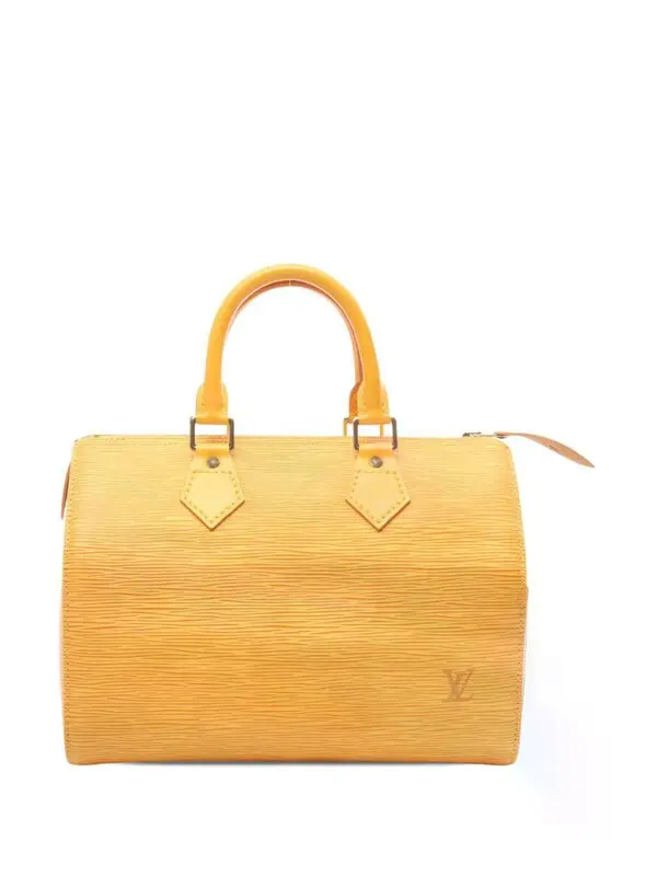 LOUIS VUITTON 1996 Epi Speedy 25 Boston Bag - Yellow