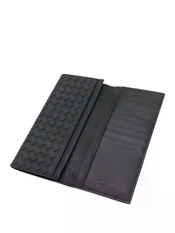 Bottega Veneta 2012-2026 Nappa Intrecciato Bifold Wallet Long Wallets
